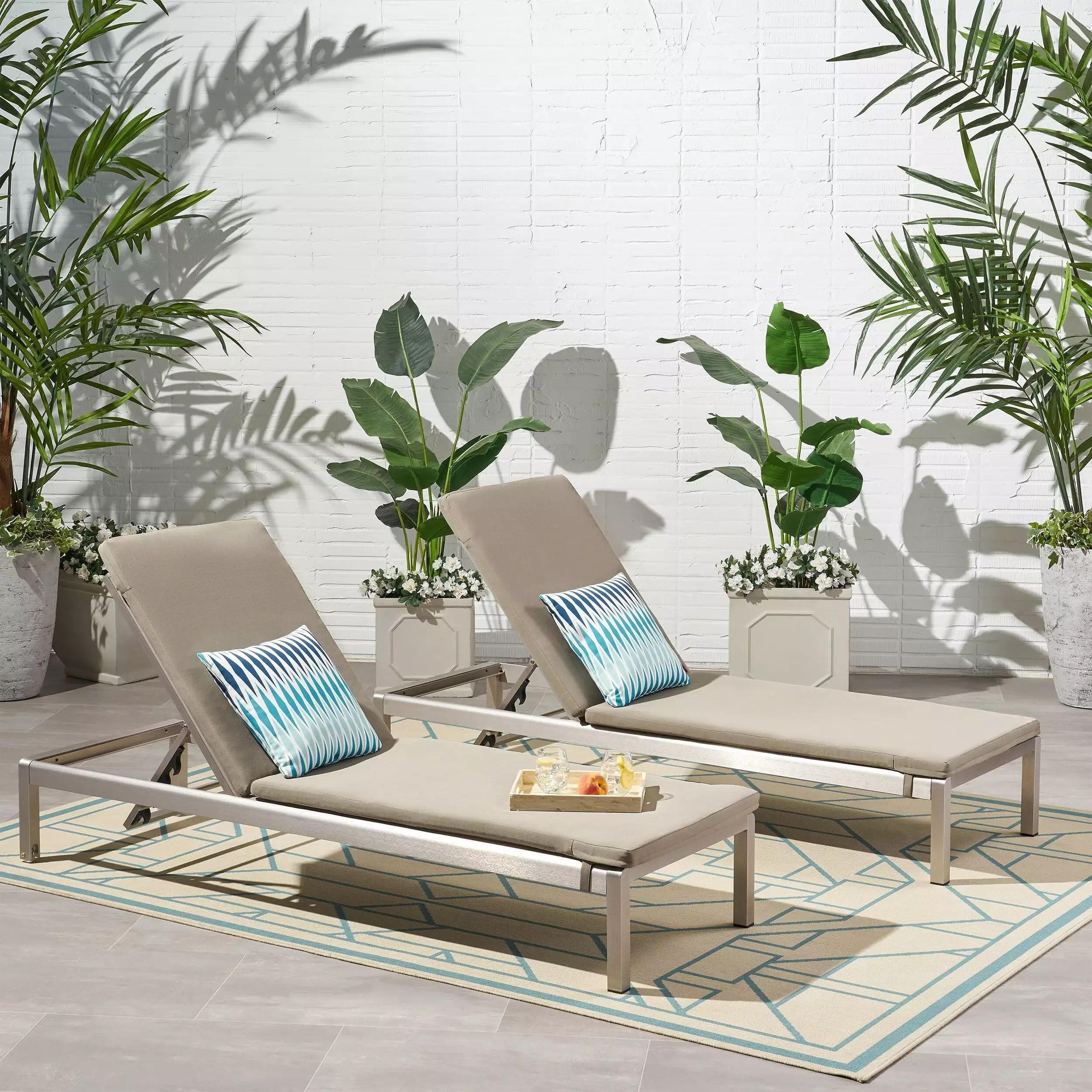 Christopher Knight Home Cape Coral Outdoor Water Resistant Fabric ...